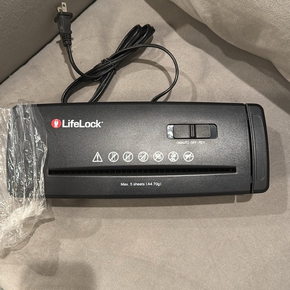 lifelock | Office | Lifelock Paper Shredder New | Poshmark